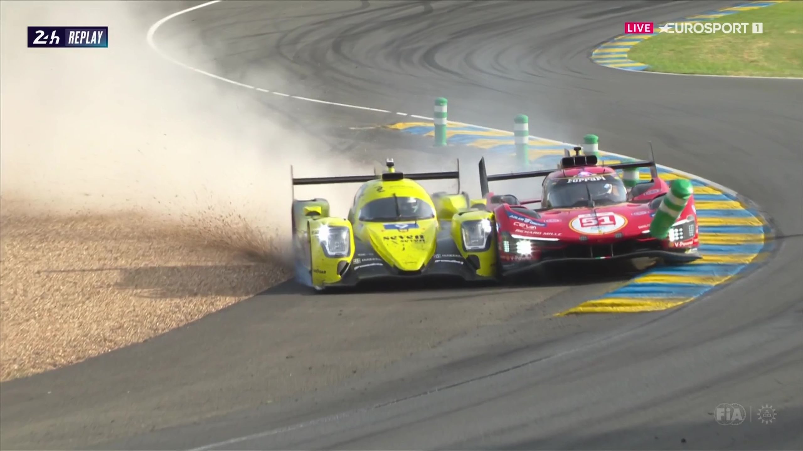 24 Heures du Mans | 19h26 : la Ferrari n°51 de Pier Guidi fait l'auto ...