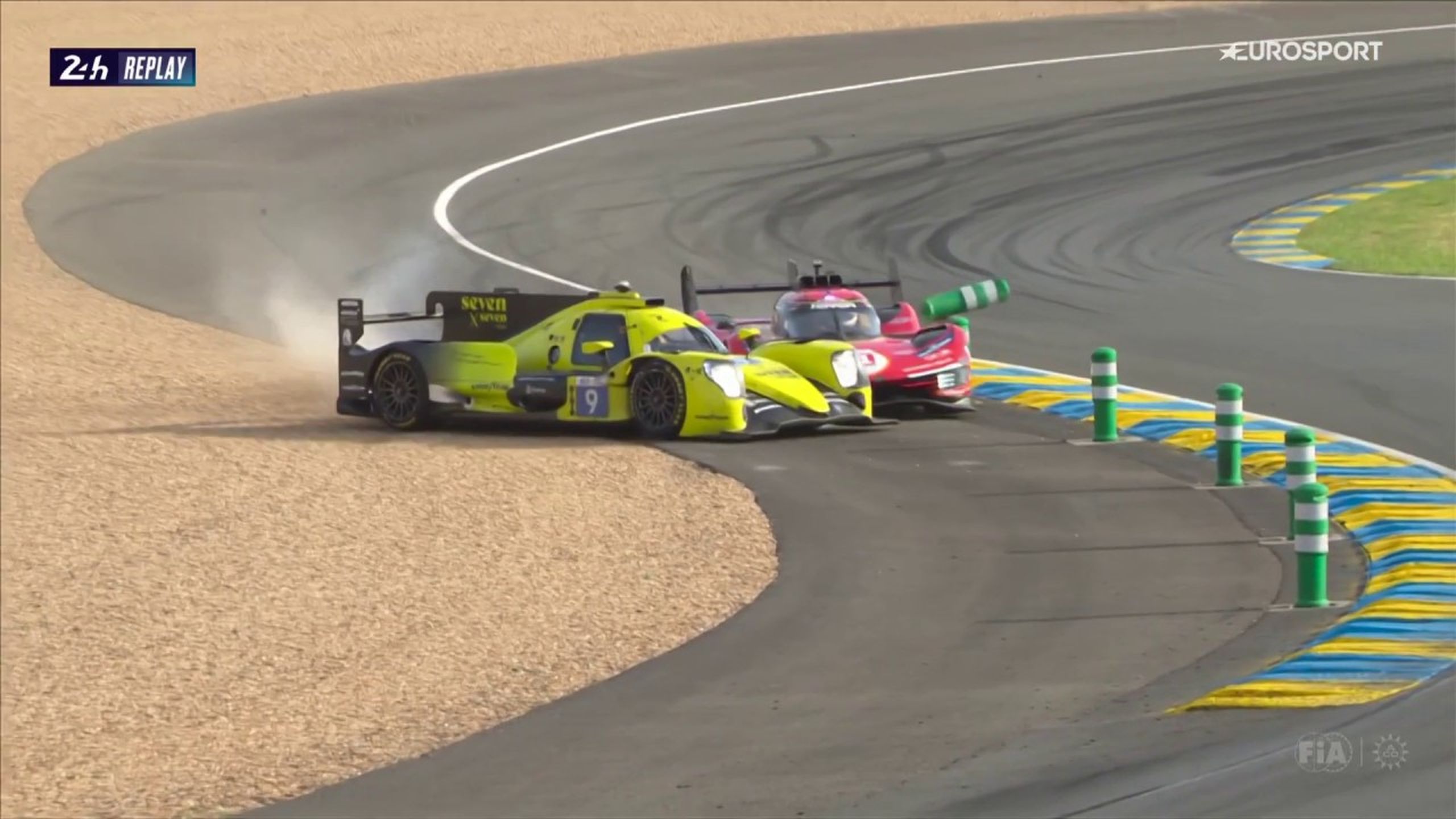 Pier Guidi fa strike! La Ferrari travolge una LMP2 e due birilli - WEC ...