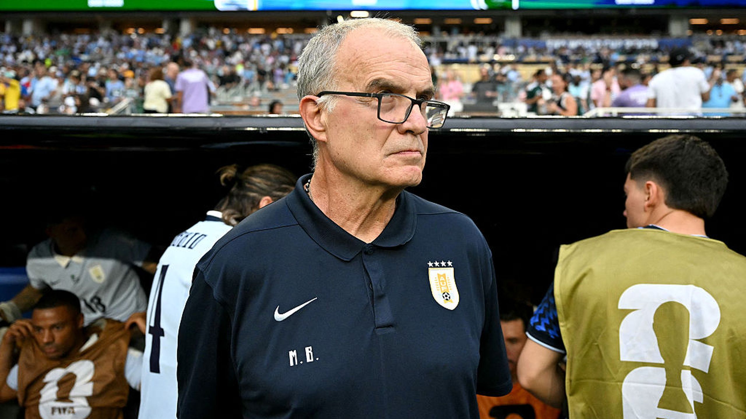 Marcelo Bielsa haalt uit na vragen over opvallende WK-foto - "Ik ben ...