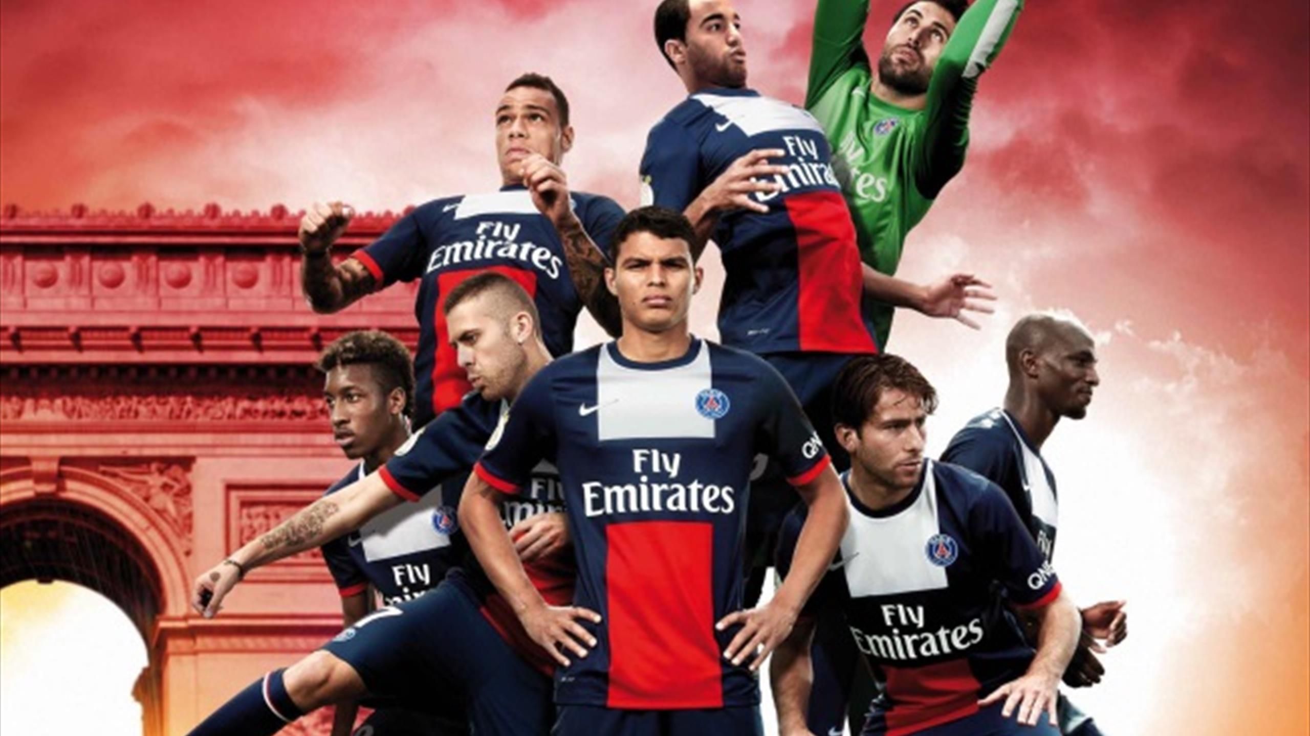 Le PSG lance sa nouvelle campagne de communication à Paris - Eurosport