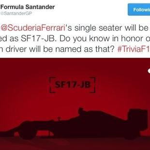 In Spagna sicuri: la nuova Ferrari F1 si chiamerà SF17-JB in onore di ...