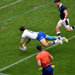 Rugby, Autumn Nations Cup 2020 - La meta di Minozzi è la migliore della ...