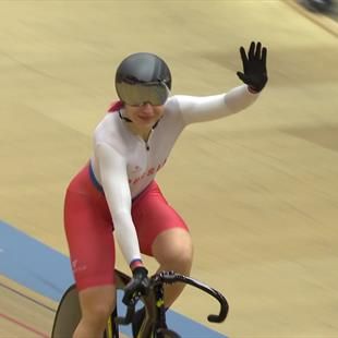European Track Championships - Daria Shmeleva of Russia takes first ...