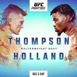 UFC Orlando : Thompson vs. Holland uitslagen - Eurosport
