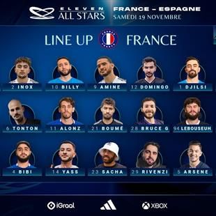 Eleven All Stars : Plus d'un million de téléspectateurs pour un match ...