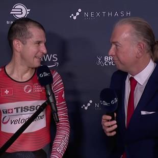UCI Track Champions League: Claudio Imhof erfährt im Siegerinterview ...