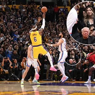LeBron James najlepszym strzelcem NBA. Phil Knight obserwował ...