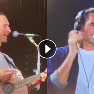 Tennis, Roger Federer sul palco dei Coldplay: che sorpresa a Zurigo ...