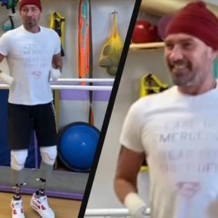 Roman Kostomarov macht Fortschritte mit neuen Prothesen - Olympiasieger ...