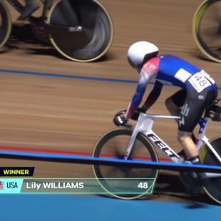 Uci Track Champions League - Lily Williams vince lo Scratch, Katie ...