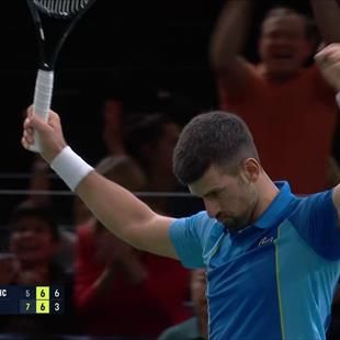 Rolex Paris Masters | Un retour "signature" et un ace : Djokovic ...