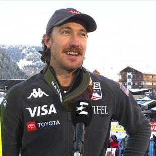 Abfahrt in Gröden: Bryce Bennett spricht im Siegerinterview darüber ...