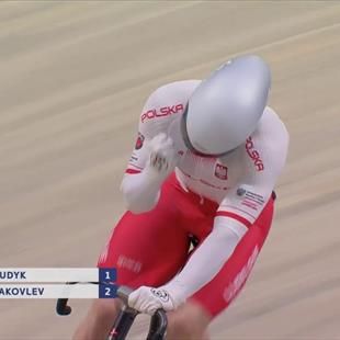 Mateusz Rudyk awansował do finału sprintu w ME - Kolarstwo torowe wideo ...