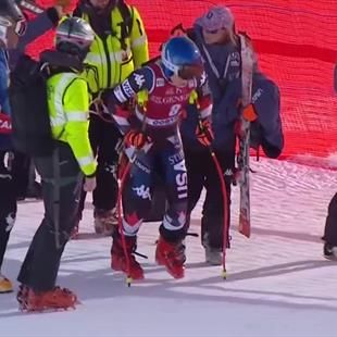 Ski Alpin - Mikaela Shiffrin stürzt schwer in Cortina d'Ampezzo ...