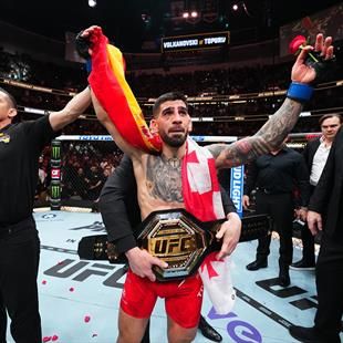 UFC 298 | Momento histórico para el deporte español: Topuria recibe el ...