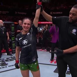 UFC Mexico | Jauregui vecht sterk en wint na drie rondes van Hughes ...