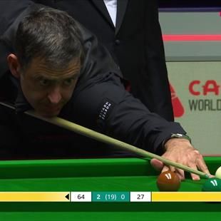 WK snooker | Foul and a miss! - Ronnie O’Sullivan eventjes klem ...