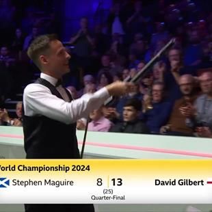 David Gilbert awansował do półfinału mistrzostw świata - Snooker wideo ...