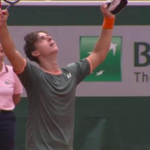 Tomasz Berkieta - Kaylan Bigun w finale turnieju juniorskiego w Roland ...