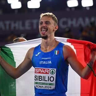 Alessandro Sibilio, argento con record nazionale nei 400 ostacoli ...