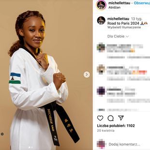Igrzyska olimpijskie Paryż 2024. Była miss Lesotho Michelle Tau wystąpi ...