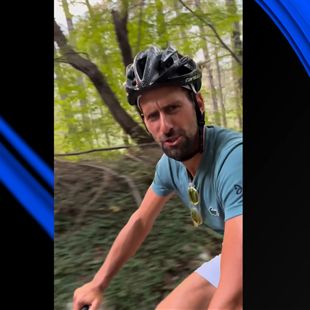 Novak Djokovic se atreve con todo entrenando sobre la bicicleta: "Voy a ...