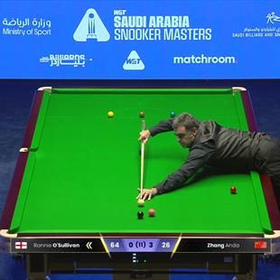 Saudi Masters | Ronnie O’Sullivan deelt snookers uit aan Zhang Anda ...