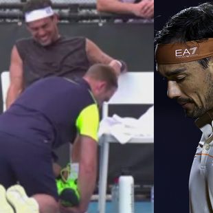 Fabio Fognini si infortuna nel match di qualificazioni contro Bonzi e ...