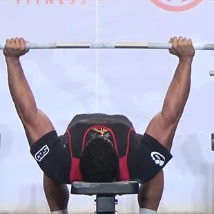 Vladimir Mbassi zdobył rekord świata wyciskając na ławce 234 kg ...