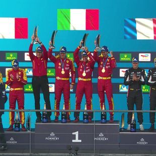 La Ferrari ancora sul gradino più alto del podio, rivedi la premiazione ...