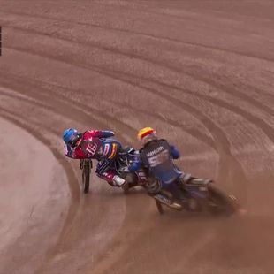 Dominik Kubera wygrał 1. bieg Grand Prix w Malilli - Speedway video ...