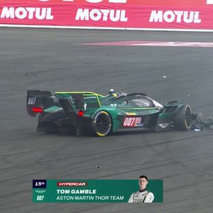 6 Heures de Fuji - La boulette de Tom Gamble : il crashe son hypercar ...