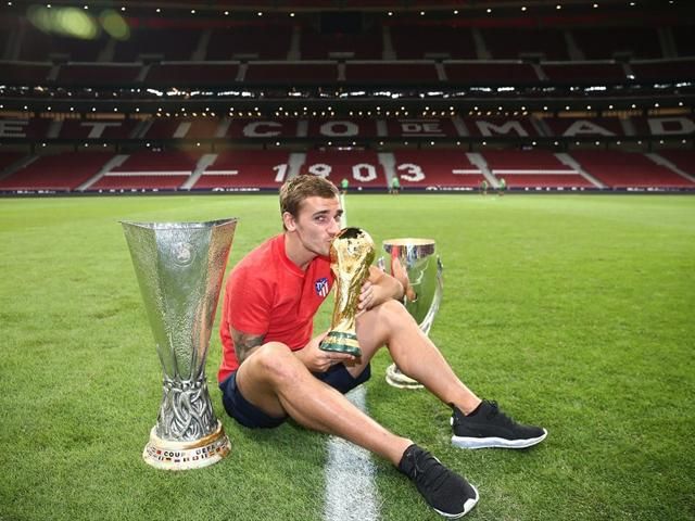 Antoine Griezmann avec ses trophées : la réponse de l'Atletico à son ...