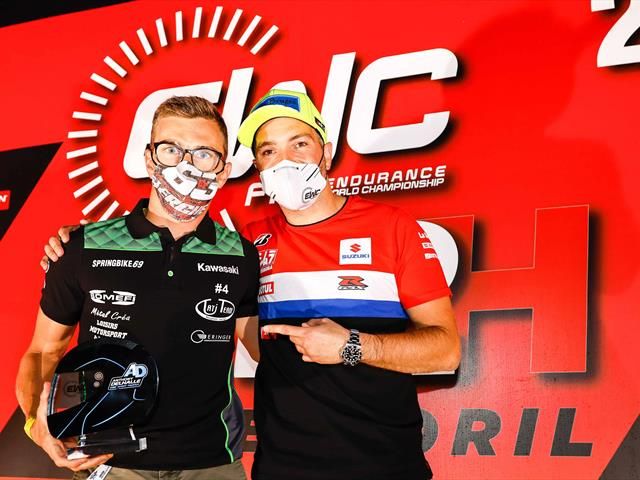 Morgan Berchet Reçoit Lanthony Delhalle Ewc Spirit Trophy à Estoril