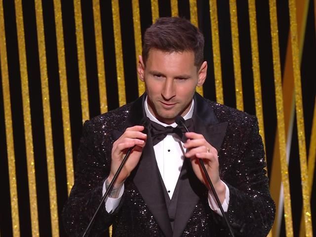 Ballon D’Or | Messi en familie glinsteren tijdens uitreiking van ...
