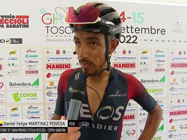 Coppa Sabatini - Daniel Martinez: "Vittoria speciale, la Toscana è ...