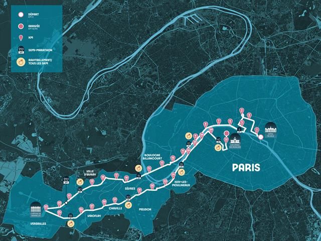 Paris 2024 | Organisatie maakt route marathon bekend - vanuit Parijs ...
