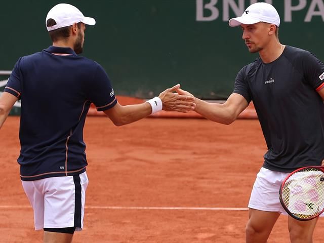 ATP Masters 1000 Rzym 2023. Jan Zieliński/Hugo Nys - Maxime Cressy ...