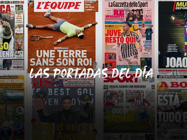 Las PORTADAS del jueves: "Gracias por tanto", "Merci Rafa" y "Valéis ...