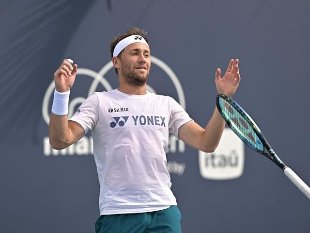 ATP Masters Miami: Casper Ruud prangert bei Sieg gegen Luca Van Assche ...