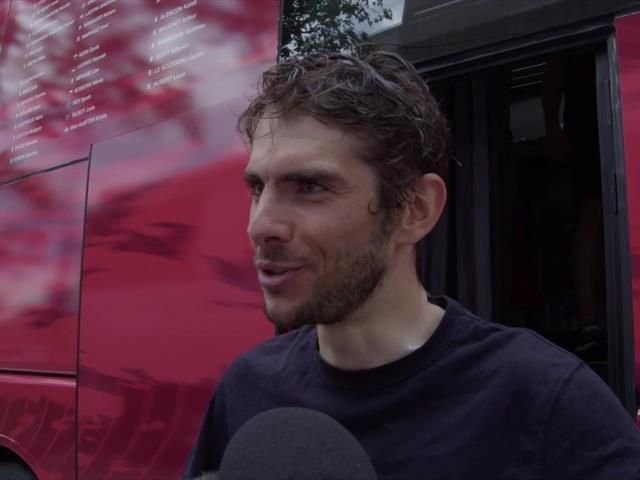 Critérium du Dauphiné | Guillaume Martin explique la chute massive ...