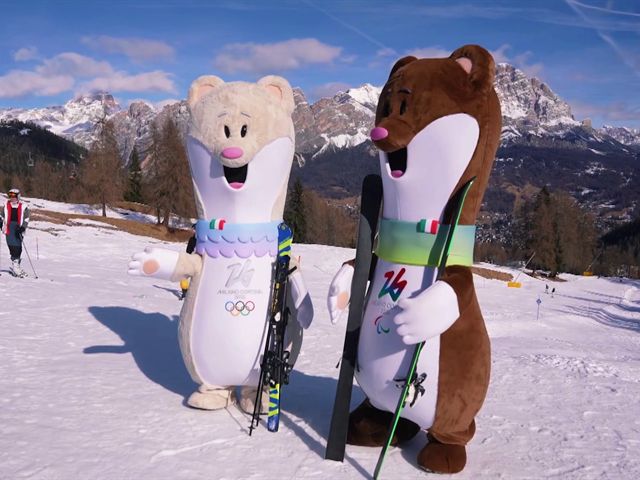 Milan 2026 : clip - Edit of the Mascots Tina and Milo - Olympics video ...