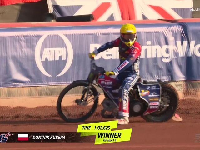 Dominik Kubera wygrał 4. bieg sobotniego GP w Manchesterze - Speedway ...