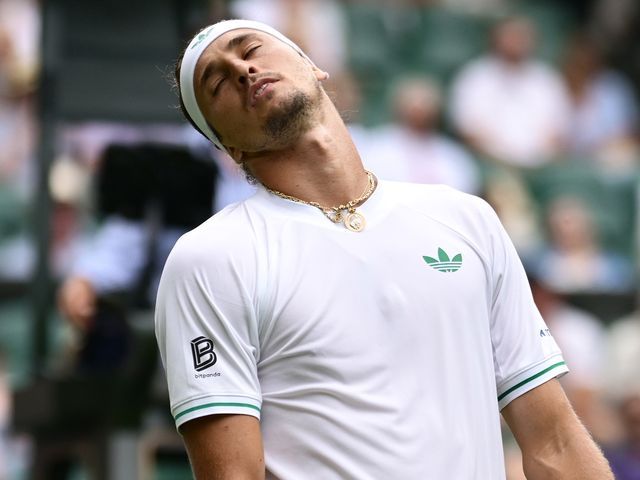 Alexander Zverev geht in der 1. Runde von Wimbledon gegen Außenseiter ...