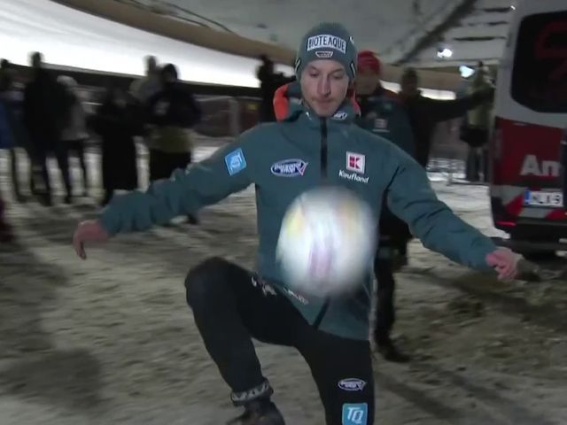 Skispringen in Ruka: Wind verhindert Start - DSV-Adler um Karl Geiger ...