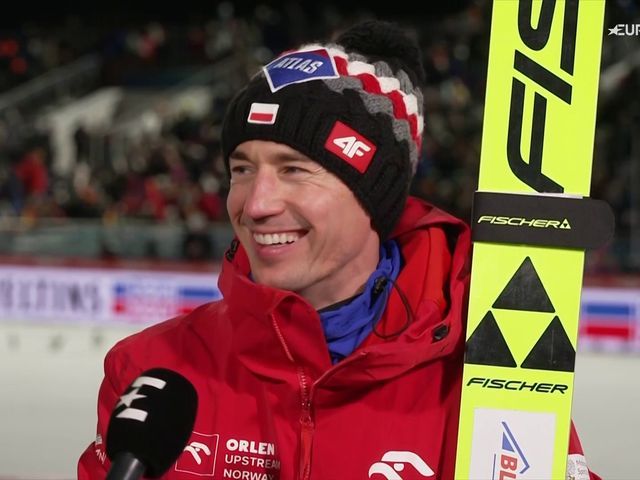 Kamil Stoch po kwalifikacjach do noworocznego konkursu TCS w Ga-Pa ...