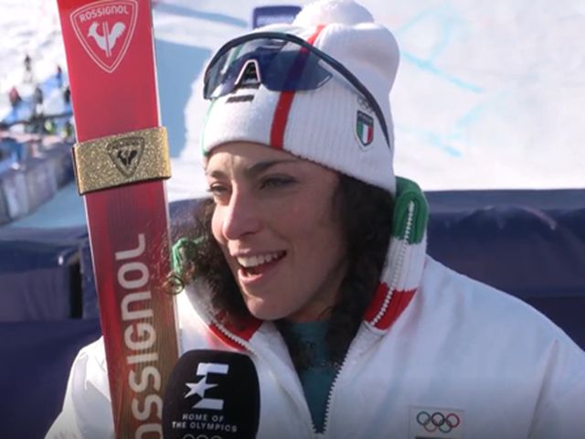 Federica Brignone dopo l'oro in gigante: “Ero tesa, poi ho sentito le ...