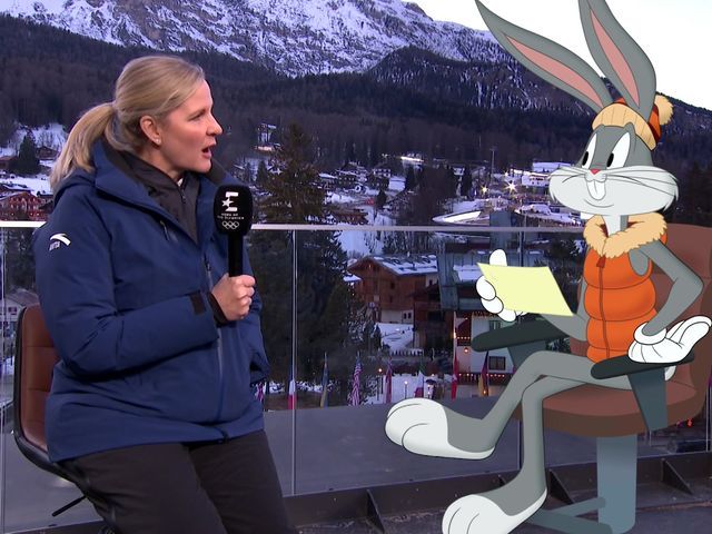 Olympia 2026 - Kirsty Coventry zu Gast im Outdoor-Studio bei Bugs Bunny ...